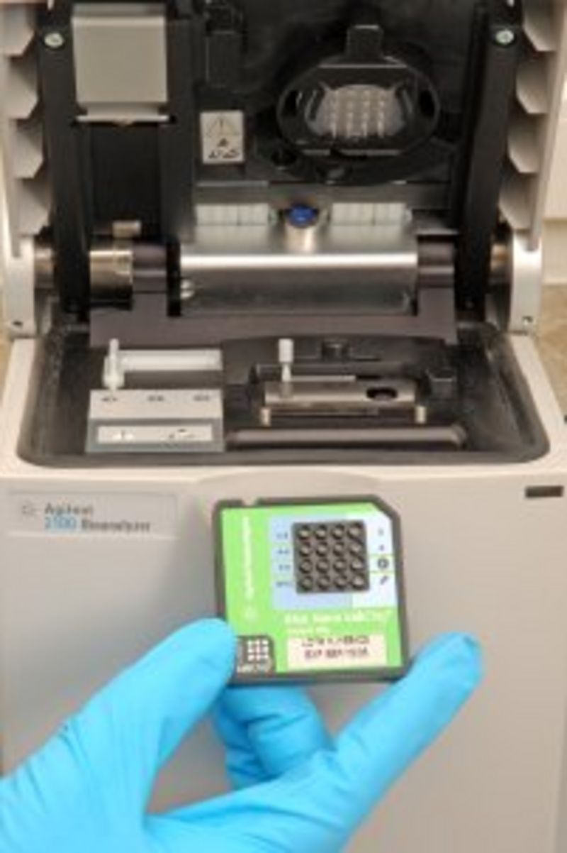Bioanalyzer Protein-Chip-Analytik